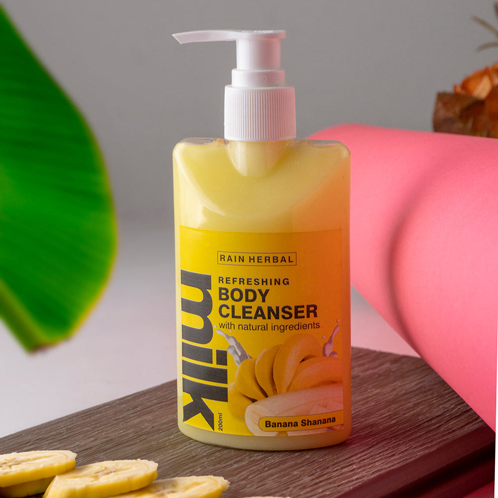 Banana Shanana | COMBO of Body Cleanser & Cream – RAIN HERBAL